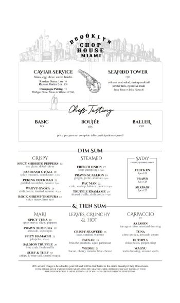 Brooklyn Chop House Miami - Best Steakhouse in Miami FL